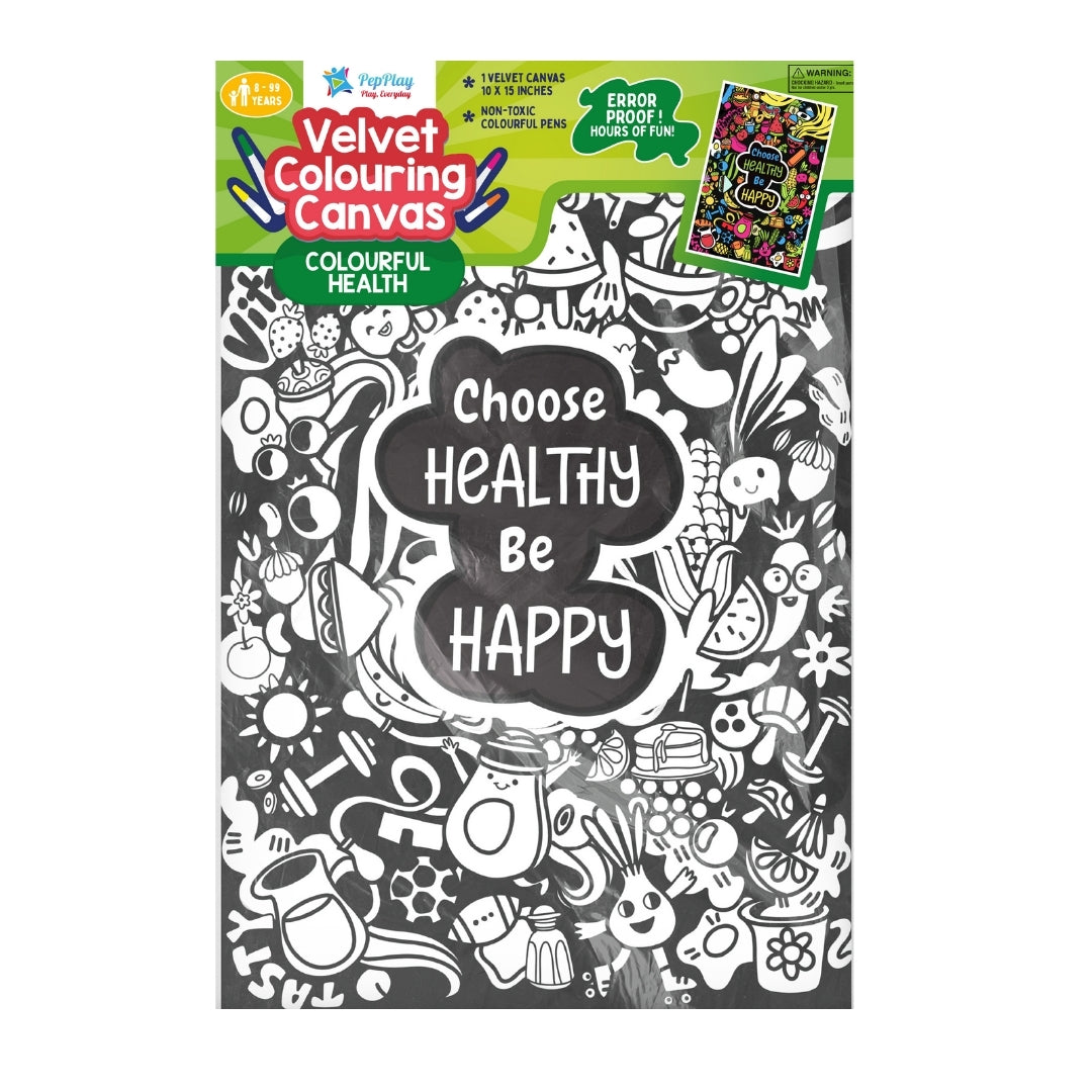 Velvet Colouring Posters - Colourful Health | Creative Mindful Colouri ...