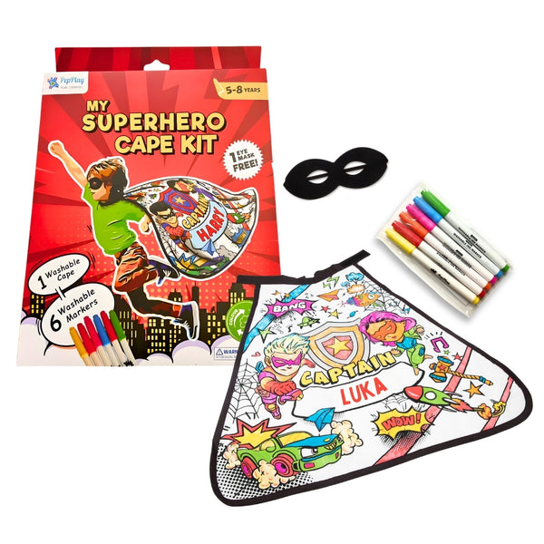Colour Your Superhero Cape | Colour, Wear & Pretend Play | 4+ Years ...
